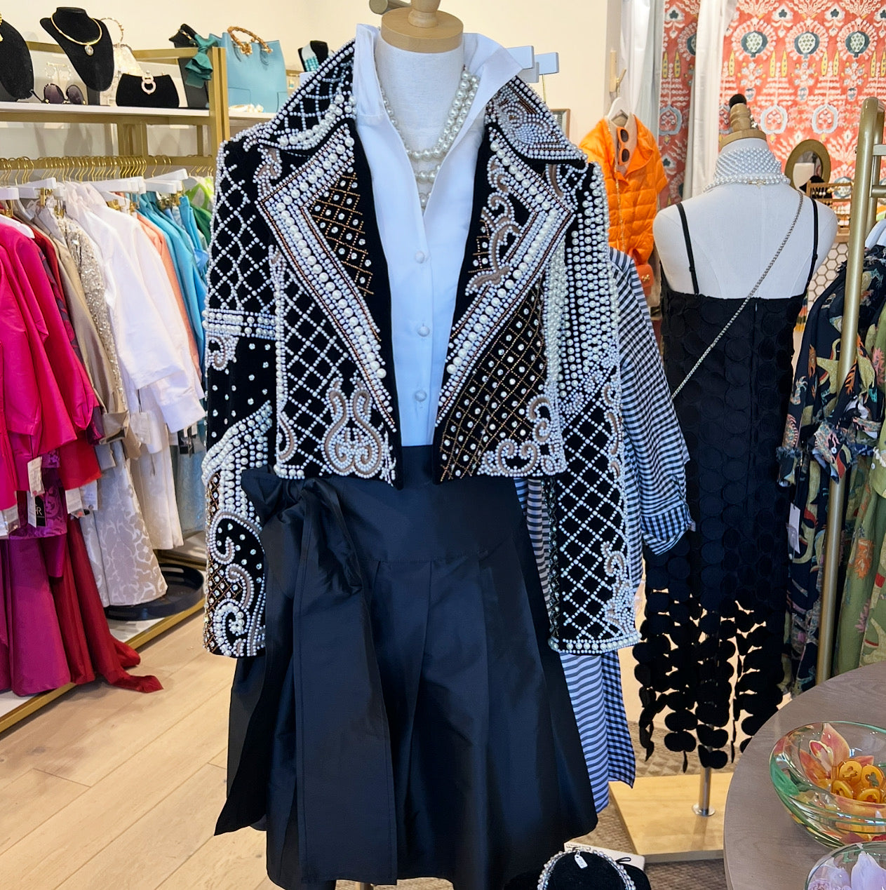 Beaded Pearl Jacket – Connie Roberson